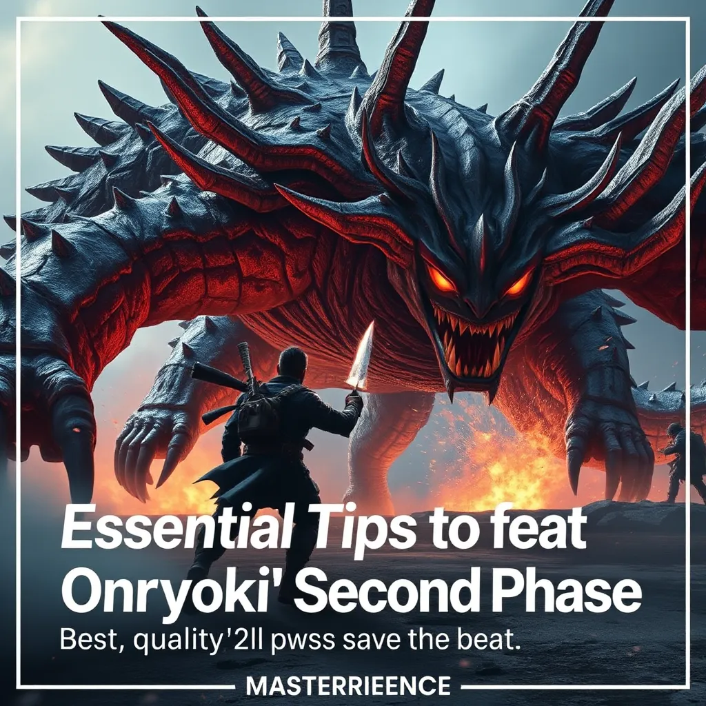 Essential Tips to Defeat Onryoki's Second Phase : LevelUpTalk