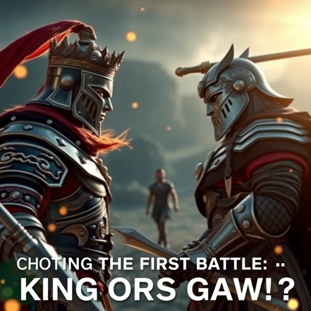 Choosing the First Battle: King or Gna? : LevelUpTalk