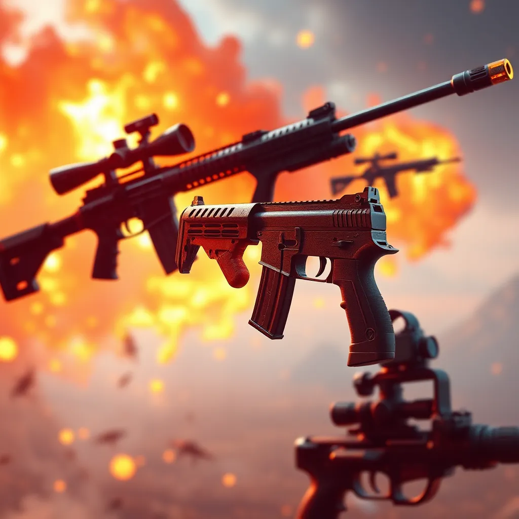 Top Guns for Ranking Up in Battle Royale: My Picks : LevelUpTalk