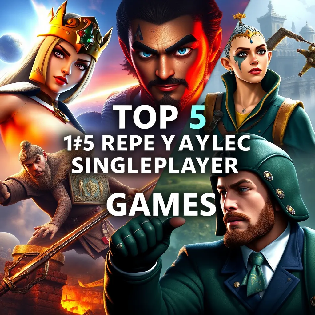 Top 5 Most Replayable Singleplayer Games on Steam : LevelUpTalk