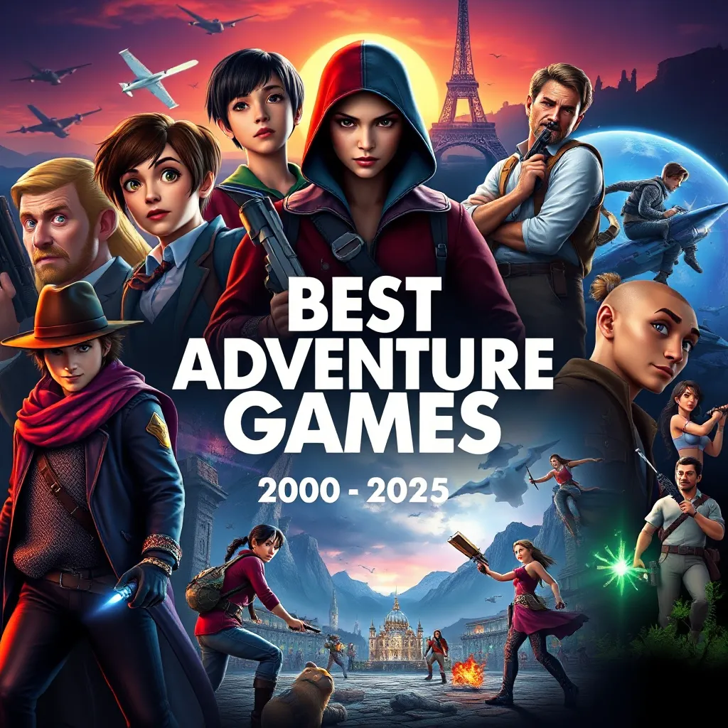 Top Adventure Games From 2000 to 2025: Must-Play Titles : LevelUpTalk