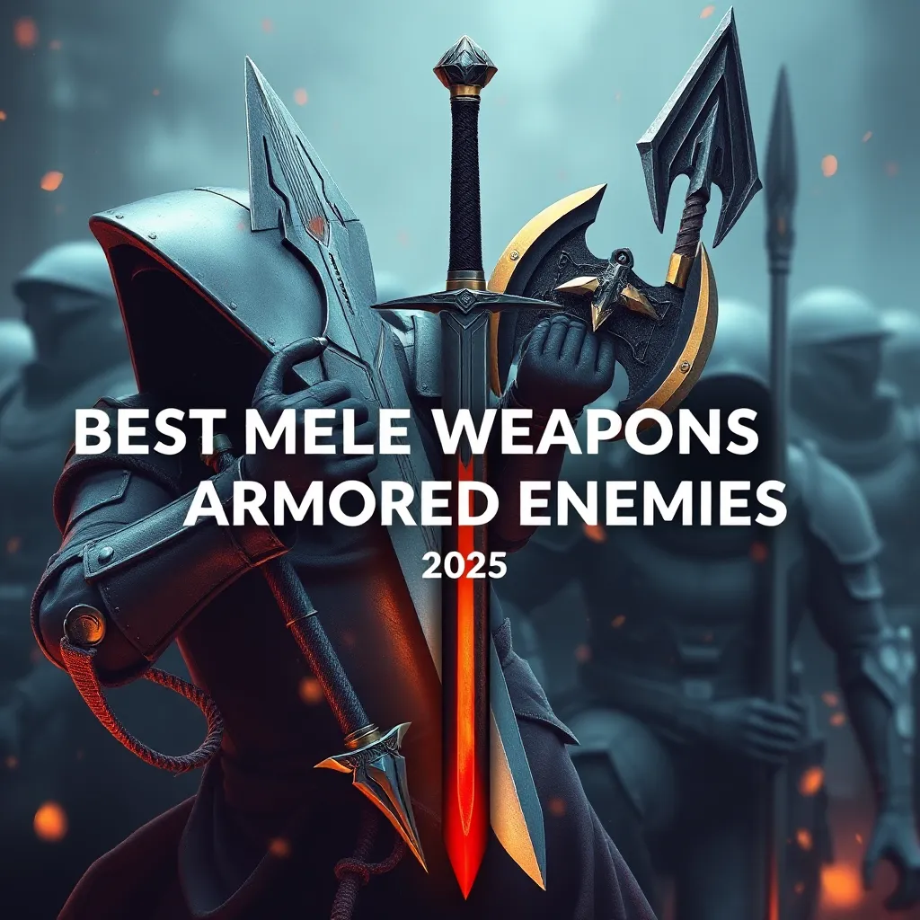 Top Melee Weapons for High-Level Armored Enemies in 2025 : LevelUpTalk