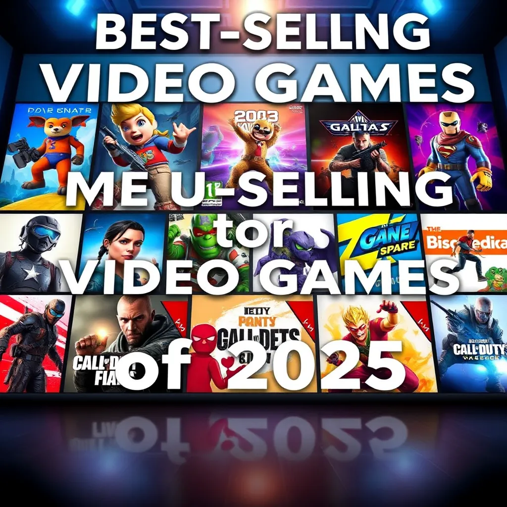 Top 10 Best-Selling Video Games in the US for 2025 : LevelUpTalk