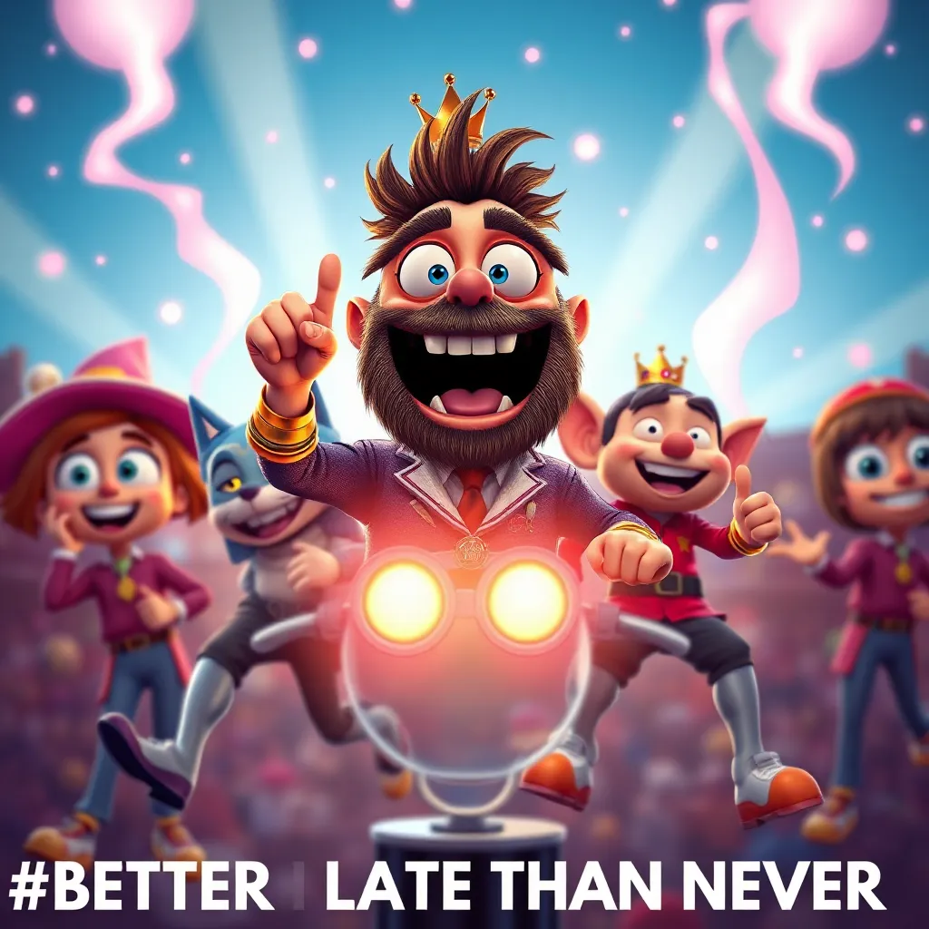 Finally Sharing This Meme: Better Late Than Never : LevelUpTalk