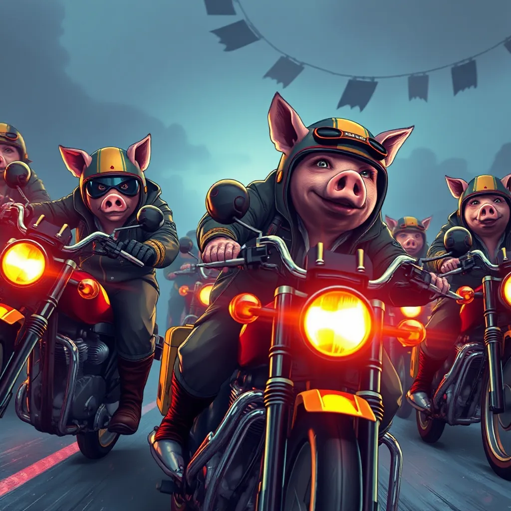 Biker Pigs: A Look at Late 90s FPS Action Game : LevelUpTalk