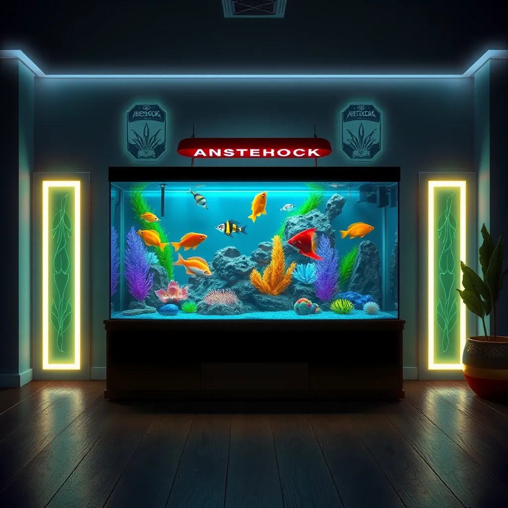 Explore Stunning Nighttime Shots of Bioshock Fish Tank : LevelUpTalk