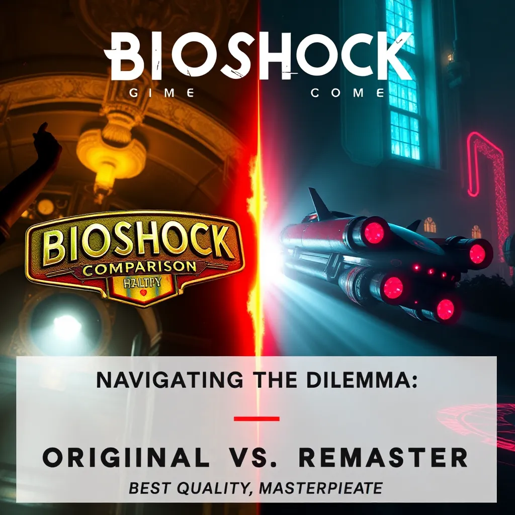Navigating the Dilemma: Original vs. Remaster in Bioshock : LevelUpTalk