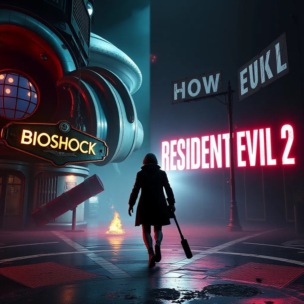 Comparing Horror Tension: BioShock 1 vs Resident Evil 2 : LevelUpTalk