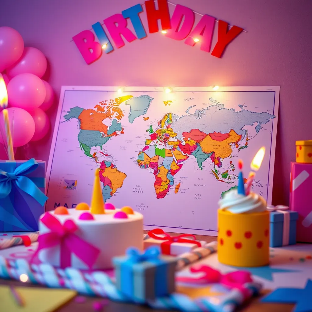 Celebrating My Birthday with a Unique Map from Friends : LevelUpTalk