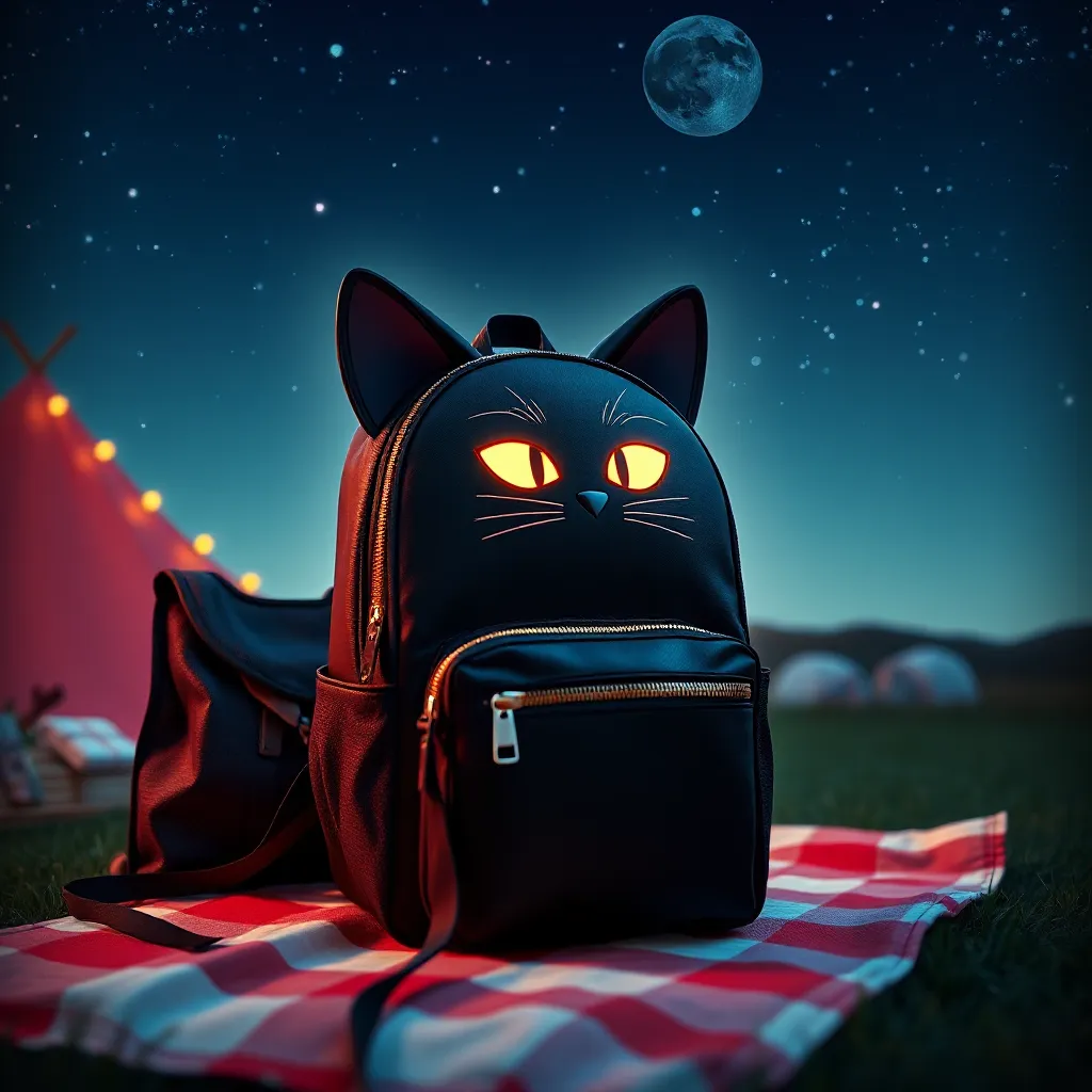 Discover Lexa Hexbringer's Glowing Black Cat Backpack : LevelUpTalk