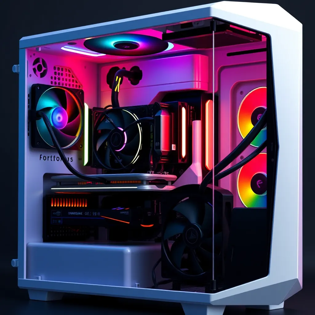 Bold Contrast in PC Builds: Black and White Hardware Choices : LevelUpTalk