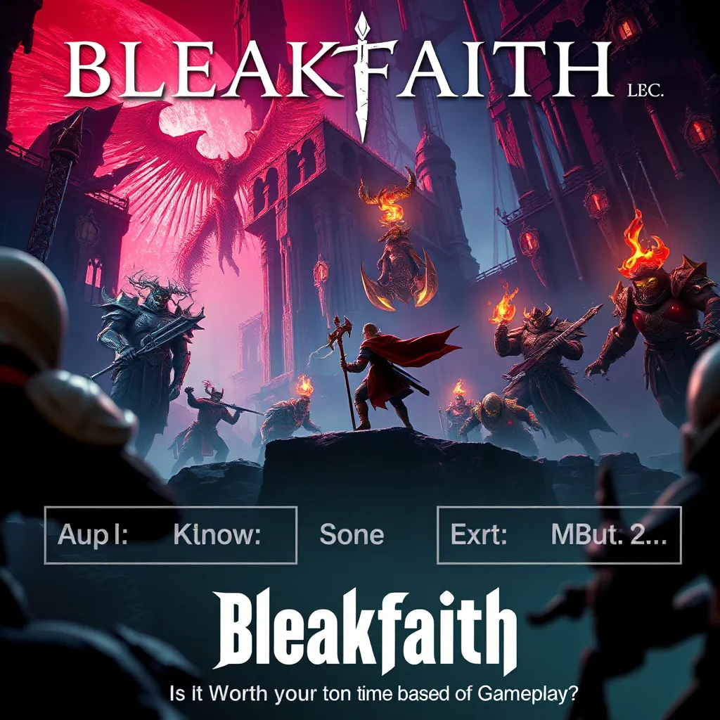 Bleakfaith: Is It Worth Your Time Based on Gameplay? : LevelUpTalk