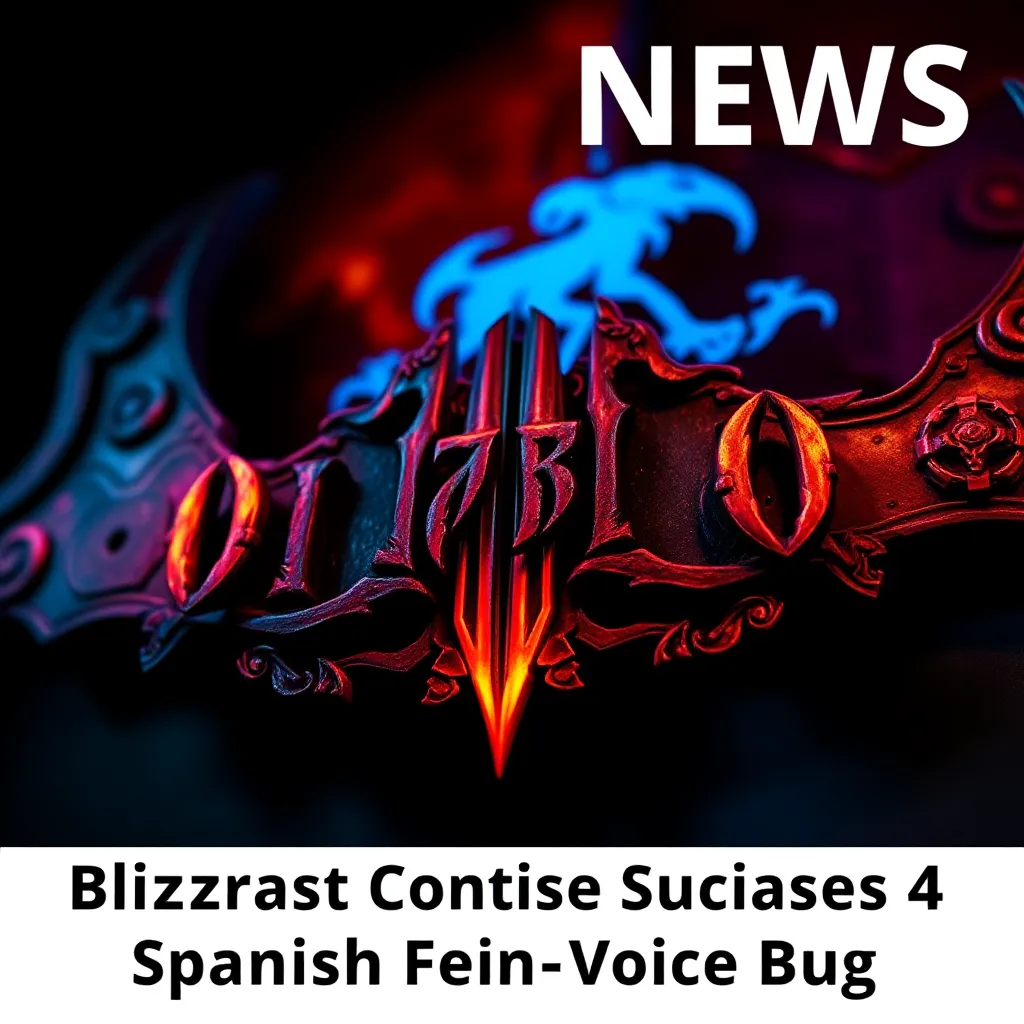 Blizzard Addresses Diablo 4 Season 8 Spanish Voice Bug : LevelUpTalk