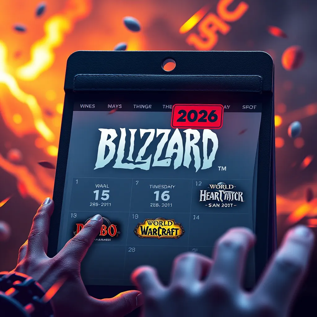 Blizzard Unveils Dates for Major Game Reveals in 2026 : LevelUpTalk
