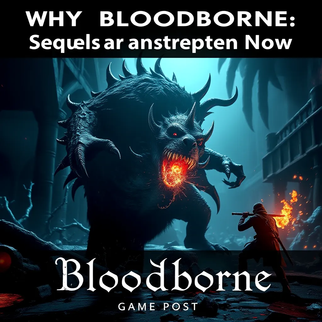 Why Bloodborne Deserves a Sequel or Remaster Now : LevelUpTalk
