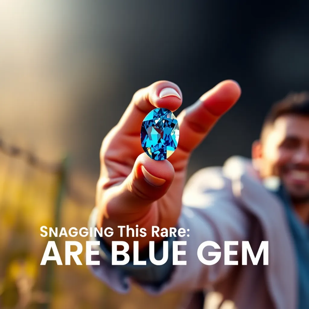 Snagging the Rare Blue Gem: A Lucky Snipe : LevelUpTalk