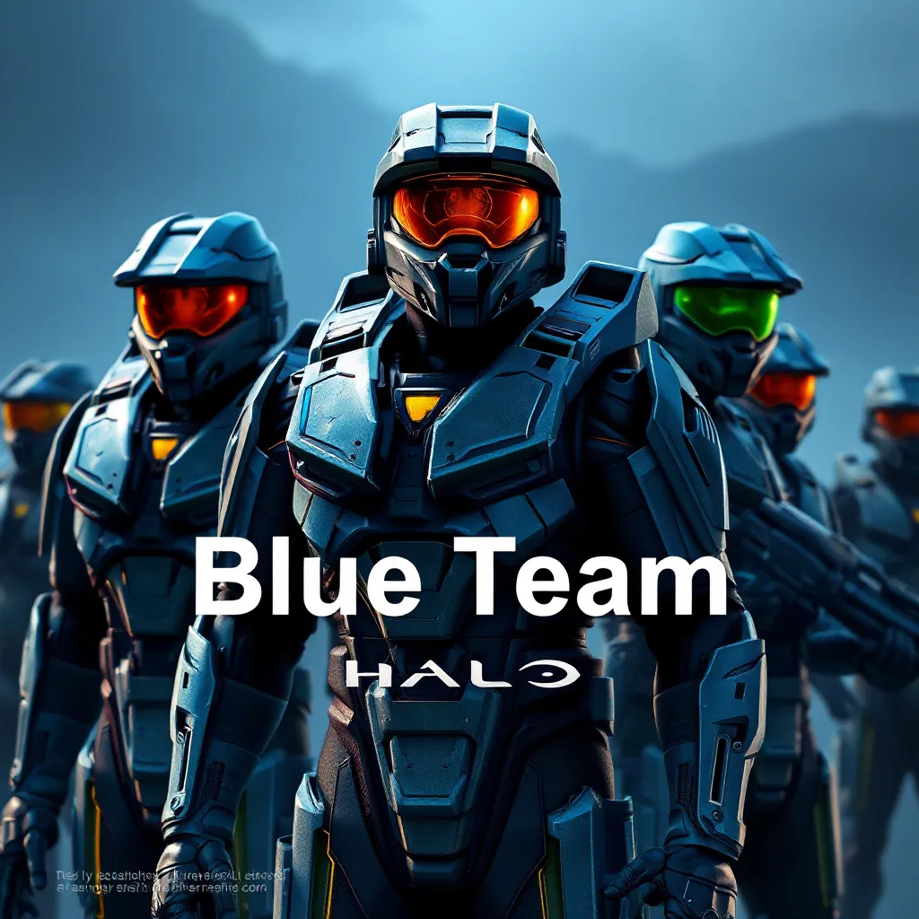 A Creative Take on Blue Team Characters from Halo : LevelUpTalk