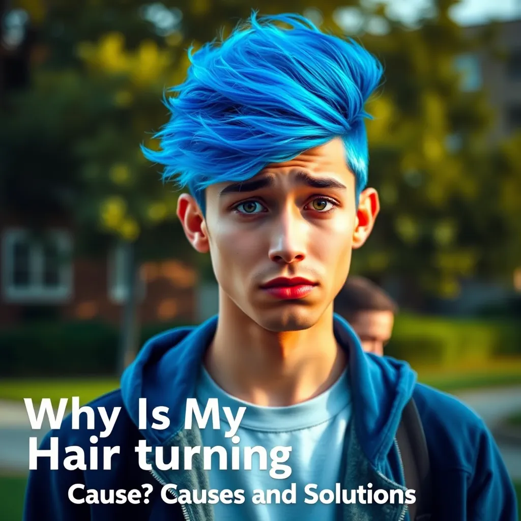 Why Is My Hair Turning Blue? Causes and Solutions : LevelUpTalk