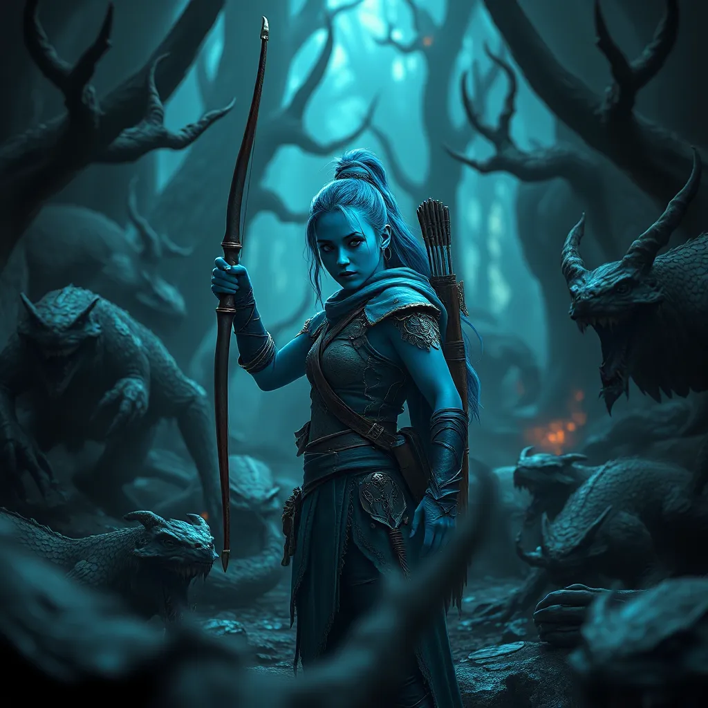 Searching for a 90s Dark Fantasy Game with Blue Skinned Hero : LevelUpTalk