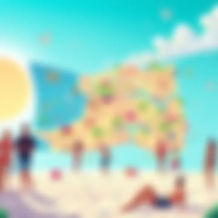 Explore the Innovative Beach Style Map Concept : LevelUpTalk