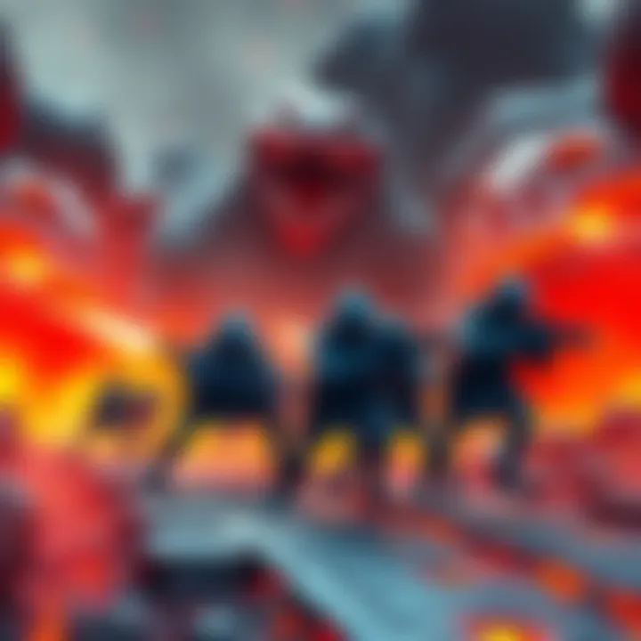 Flash Game Featuring Blue Soldiers Versus Lava Monsters : LevelUpTalk