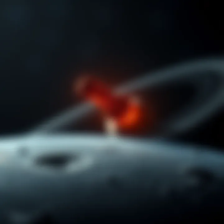 Scale Model of Comet's Brief Encounter with a Planet : LevelUpTalk