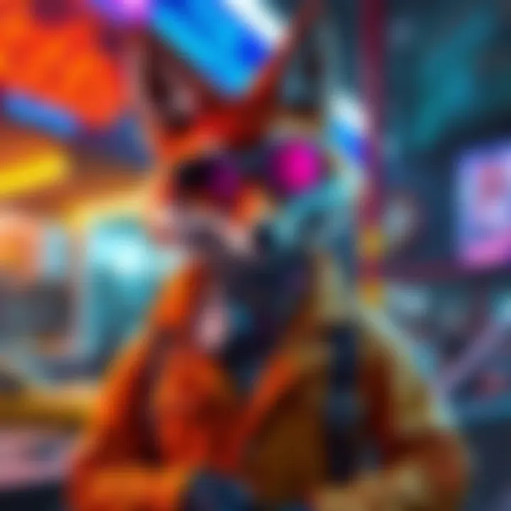 Retro Meets the Fox: A Unique Fusion of Styles : LevelUpTalk