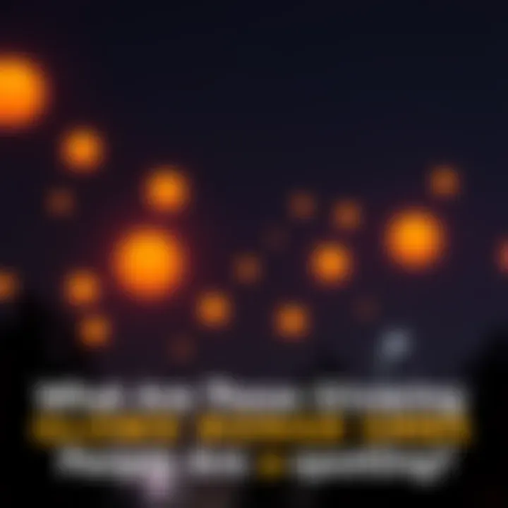 What Are Those Glowing Orange Orbs People Are Spotting? : LevelUpTalk
