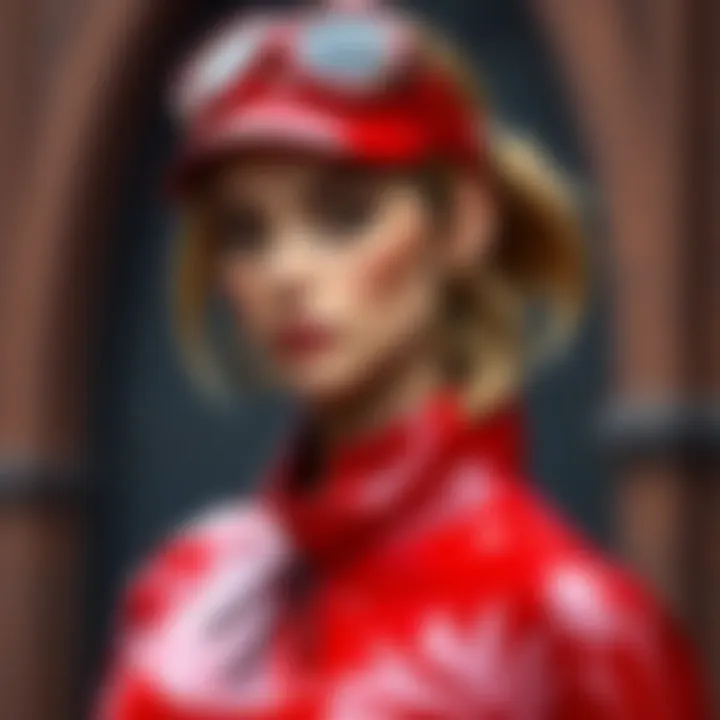 Fashion Breakdown of Hailey Scott's Crimson Knight Outfit : LevelUpTalk