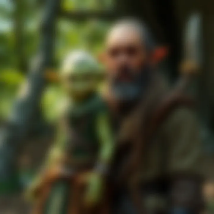 Half Goblin and Human Druid Commission Unveiled : LevelUpTalk
