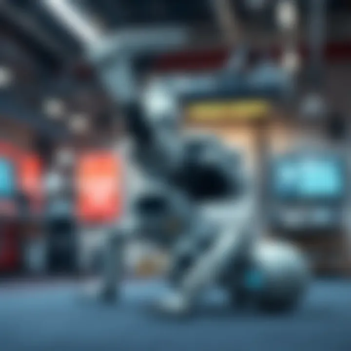 Humanoid Robot Malfunctions During Training Session : LevelUpTalk