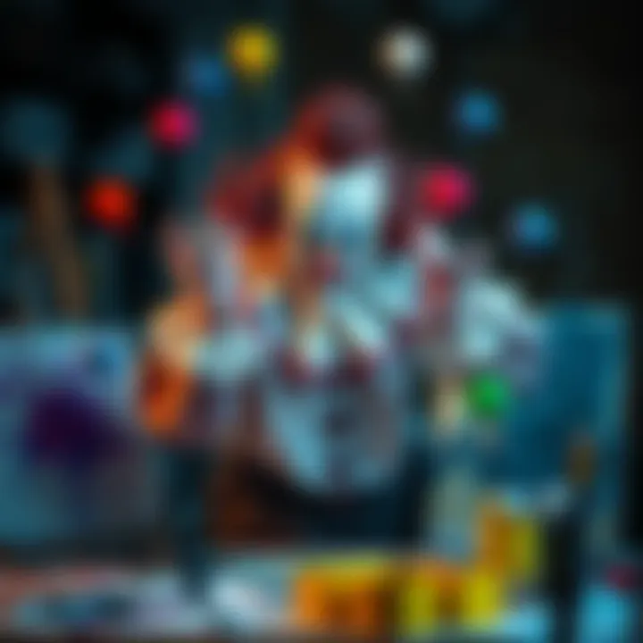 The Sad Clown: Juggling Ink and Creativity in Art : LevelUpTalk