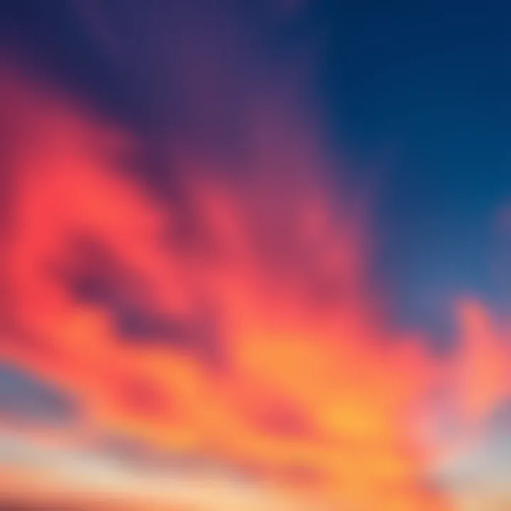 Stunning Shot of RL Sky Captured at Sunset : LevelUpTalk