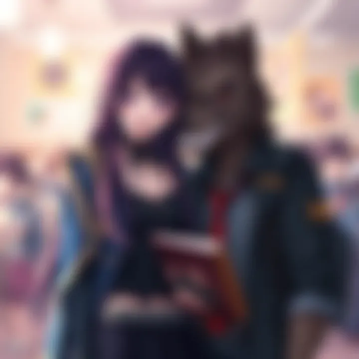 Exploring the Visual Novel with Vampire and Werewolf Characters ...