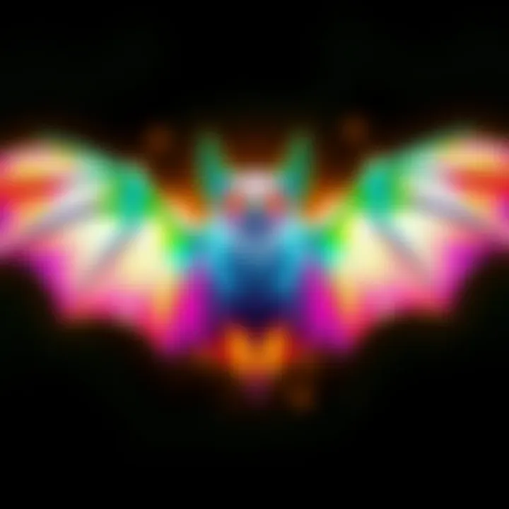 Creative HoA Fan Art Features Vibrant Bat Design : LevelUpTalk