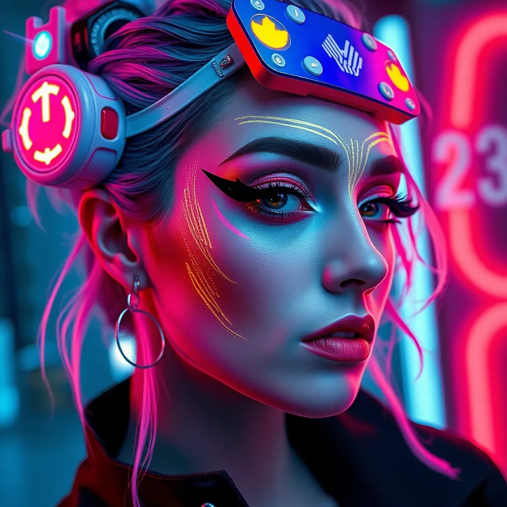 Explore the Bold World of Cyberpunk Makeup Trends : LevelUpTalk