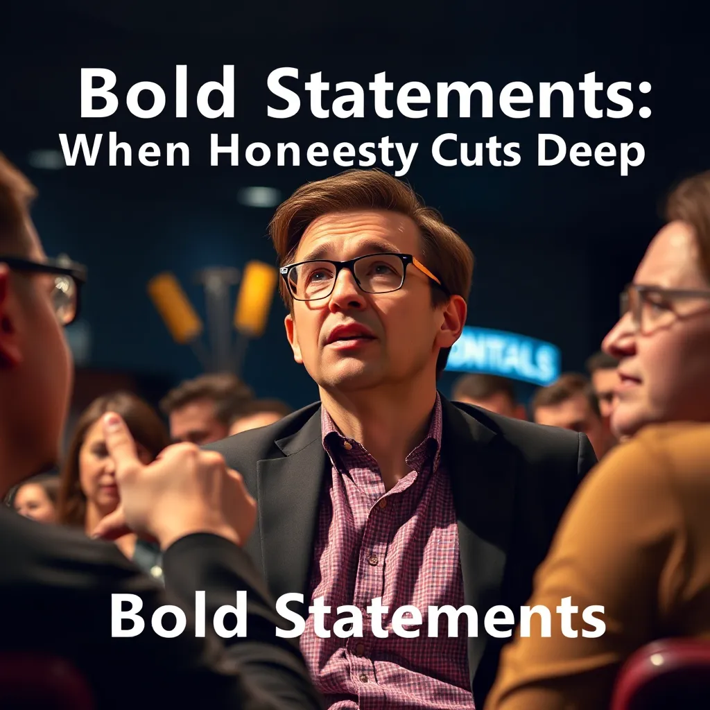 Bold Statements: When Honesty Cuts Deep : LevelUpTalk
