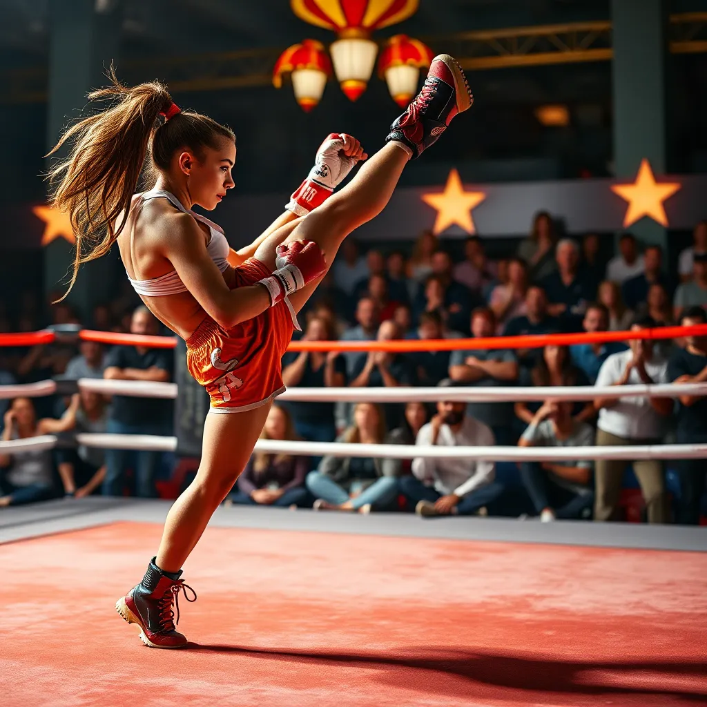 Bonnie's Impressive Kick-Boxing Skills on Display : LevelUpTalk