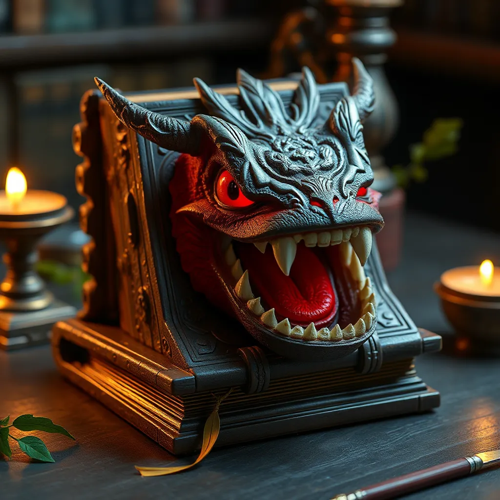 Creating DnD Art: The Book Mimic 3D Model : LevelUpTalk