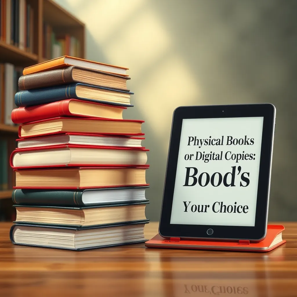 Physical Books or Digital Copies: What’s Your Choice? : LevelUpTalk