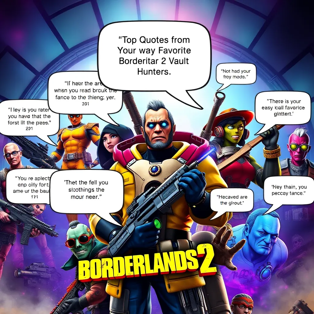 Top Quotes from Your Favorite Borderlands 2 Vault Hunters : LevelUpTalk