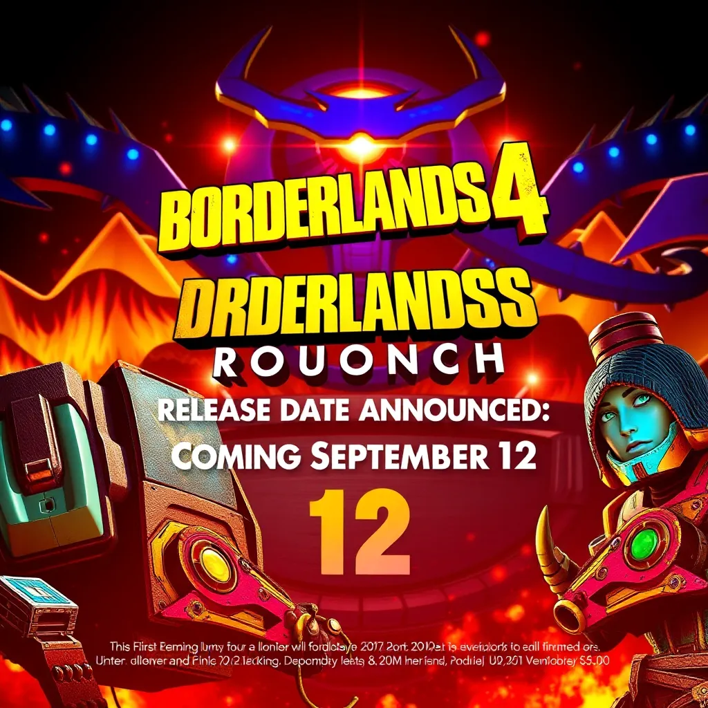 Borderlands 4 Release Date Announced: Coming September 12 : LevelUpTalk