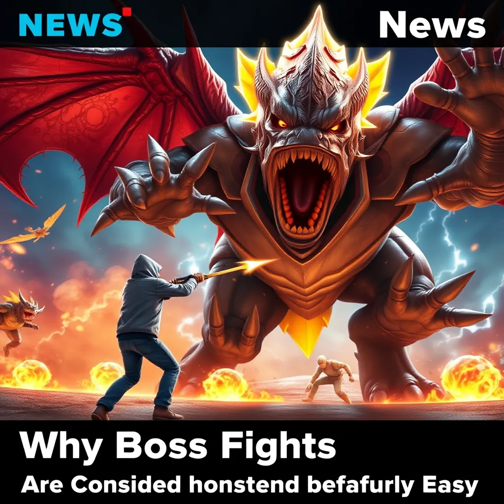 Why Boss Fights Are Considered Unfairly Easy : LevelUpTalk