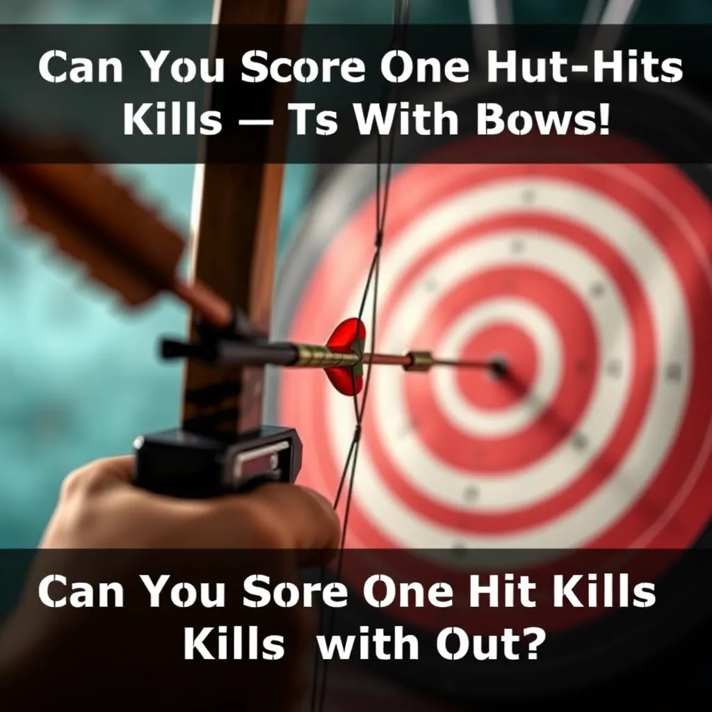 Can You Score One Hit Kills with Bows? Find Out! : LevelUpTalk