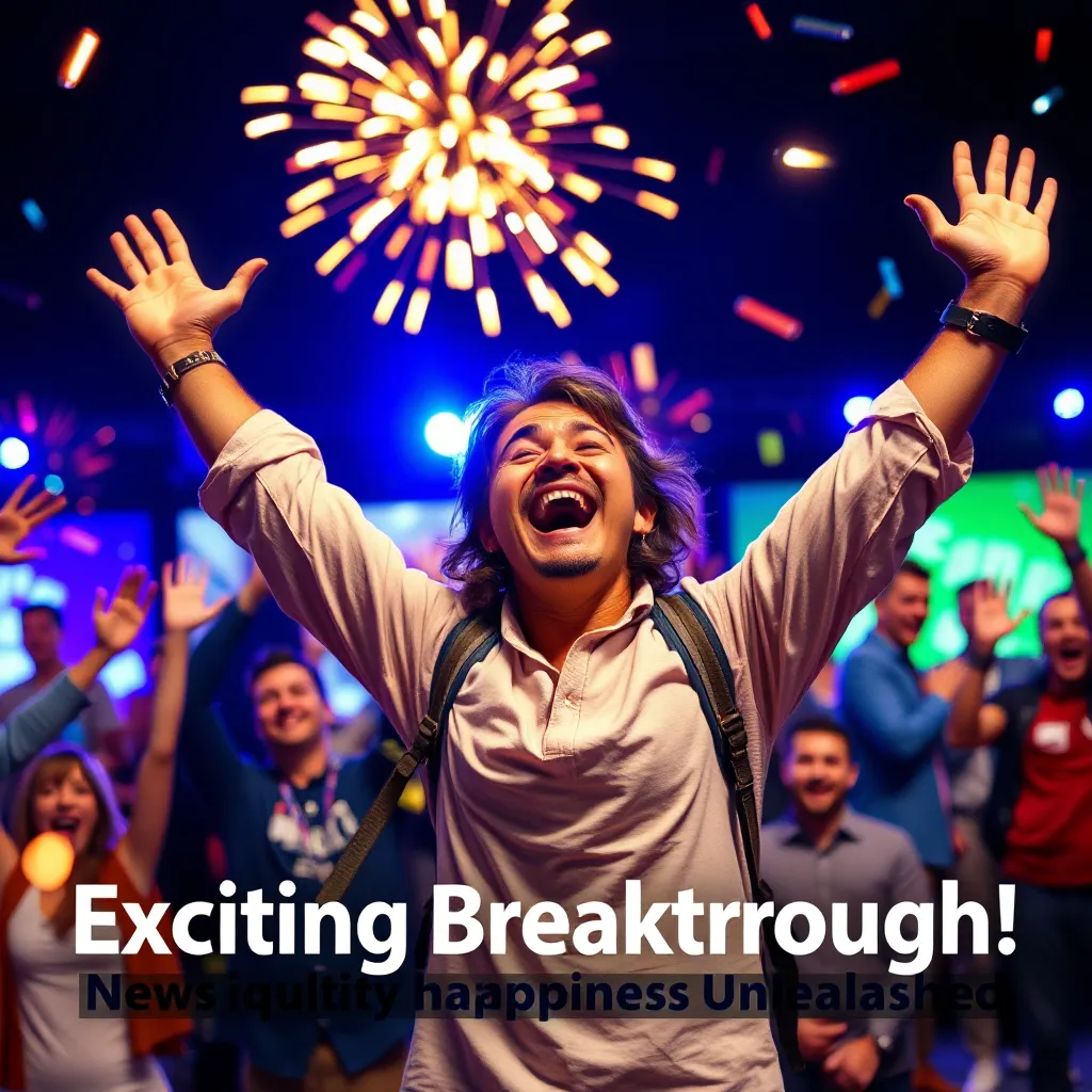 Exciting Breakthrough: Happiness Unleashed! : LevelUpTalk