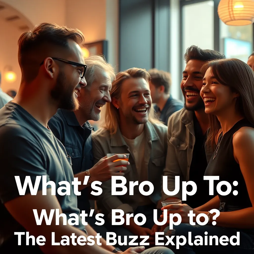 What’s Bro Up To? The Latest Buzz Explained : LevelUpTalk