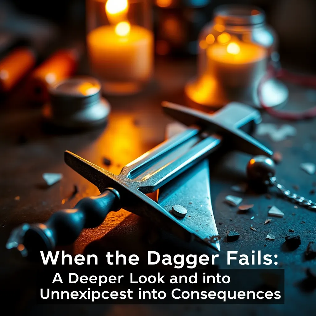 When the Dagger Fails: A Deeper Look into Consequences : LevelUpTalk