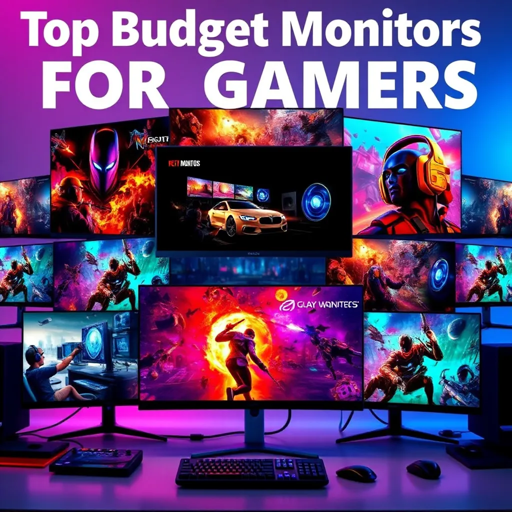 Top Budget Monitors Under $150 for Gamers in 2025 : LevelUpTalk