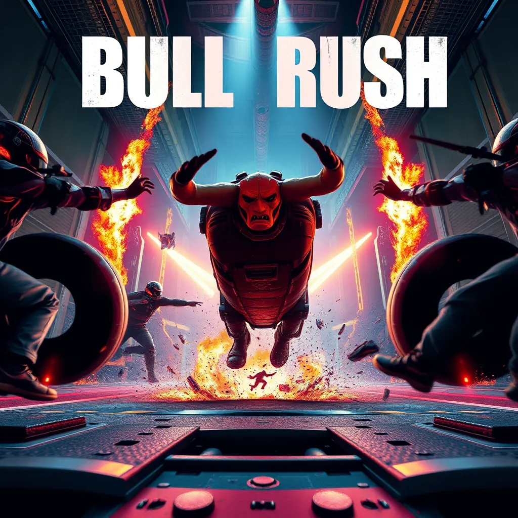 Ceiling Trap Tires Block Bull Rush Gameplay Challenge : LevelUpTalk