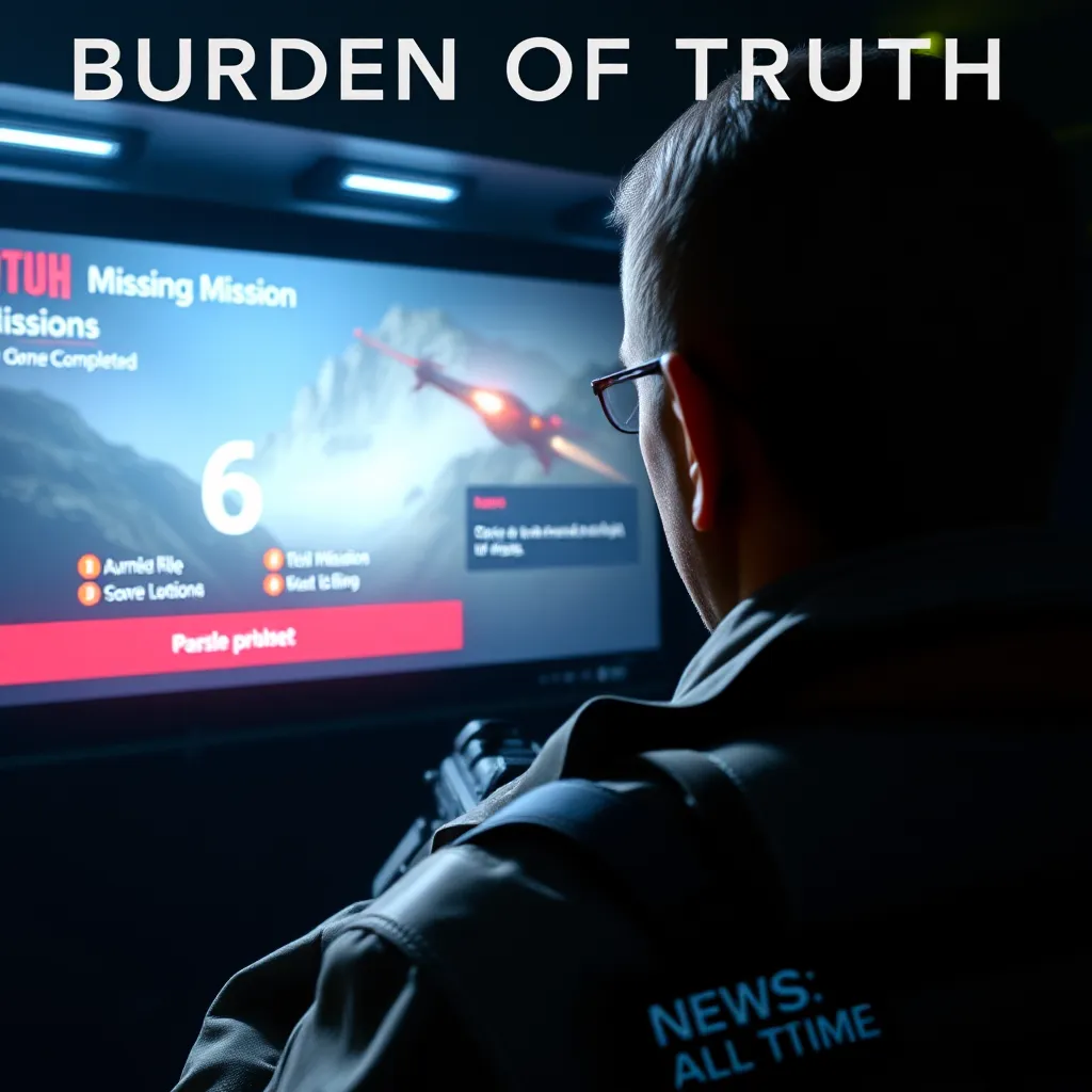 Missing Mission: 6 of 7 Completed in Burden of Truth? : LevelUpTalk